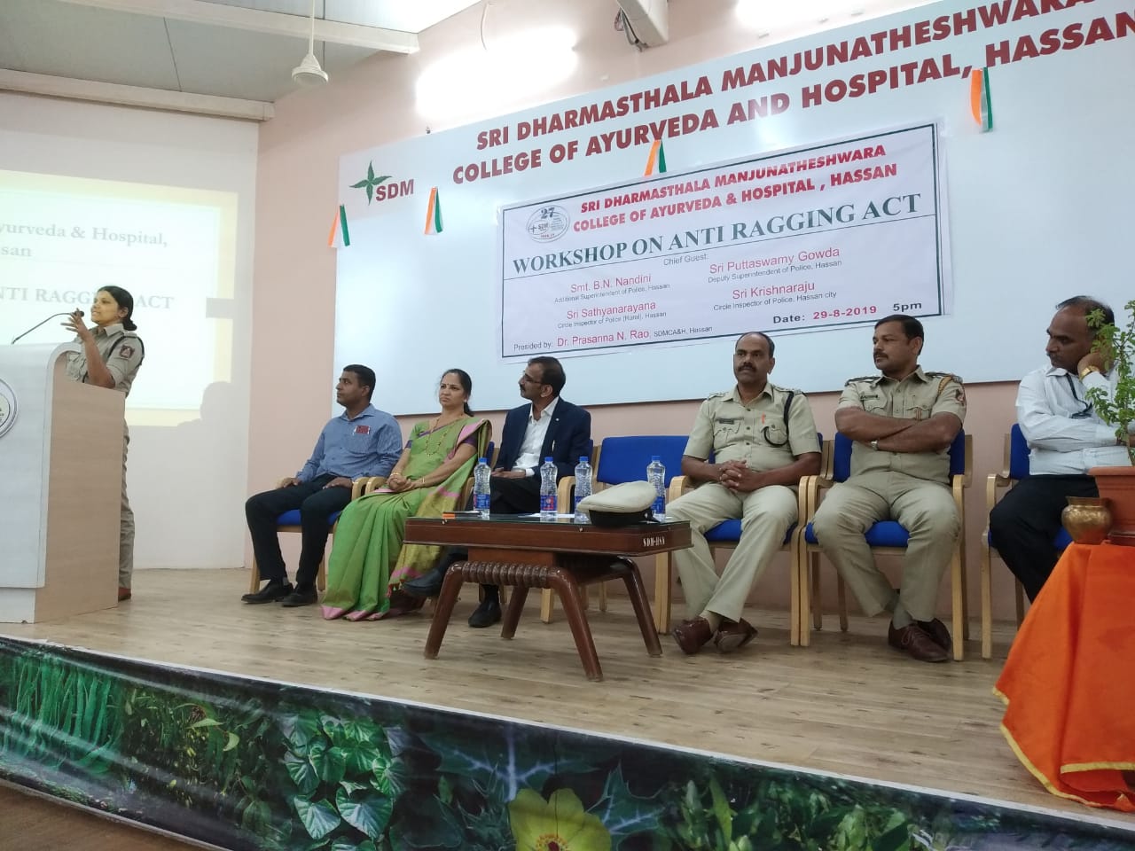 Workshop on Anti-Ragging Act – SDM College of Ayurveda, Hassan