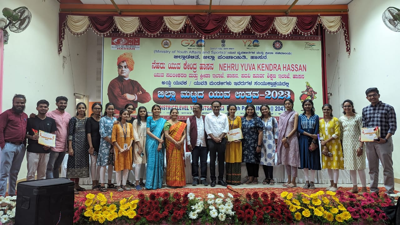 Winners of District level Yuva Utsav- 2023 – SDM College of Ayurveda ...